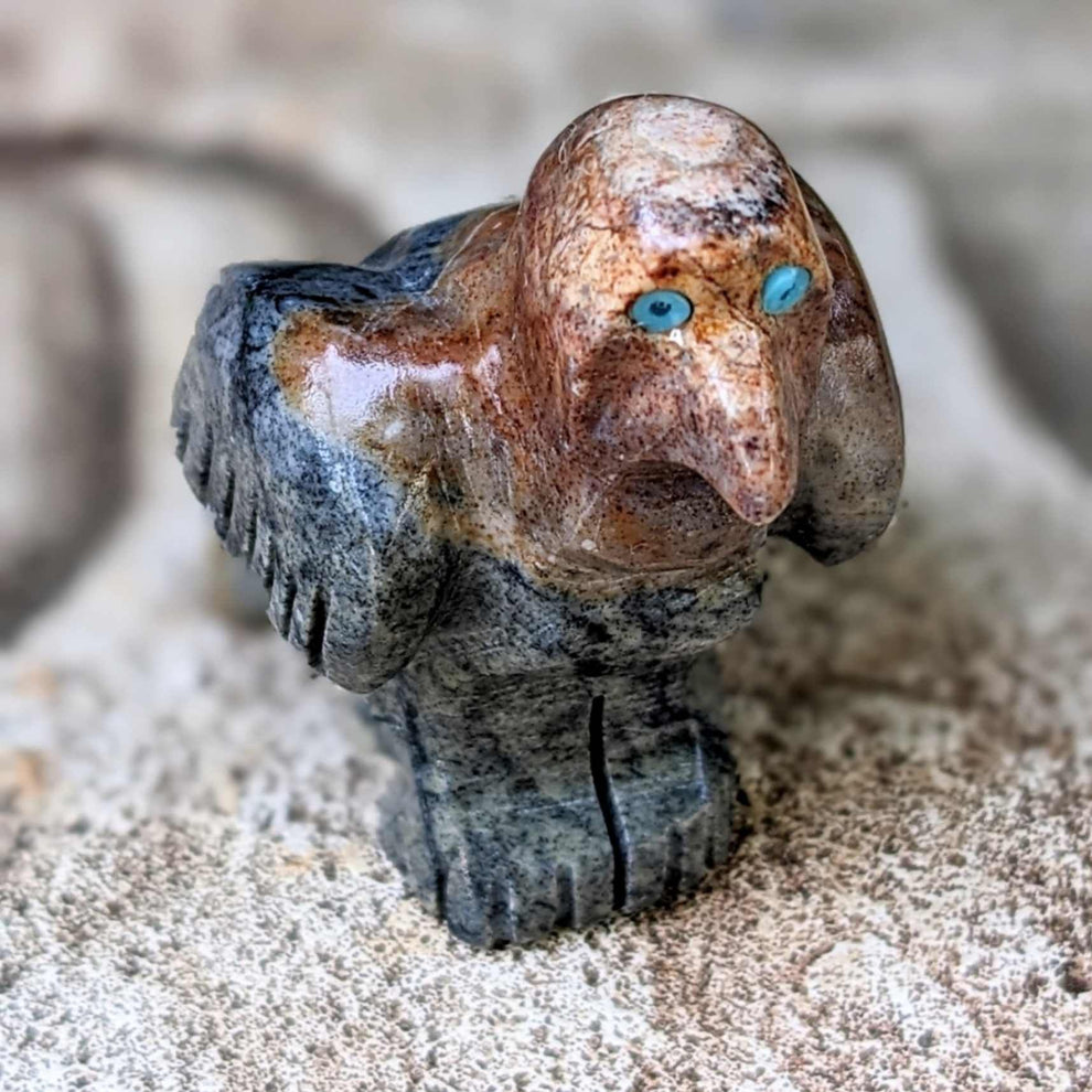 Zuni Eagle Fetish by Sammy Smith – the FolkArt Gallery