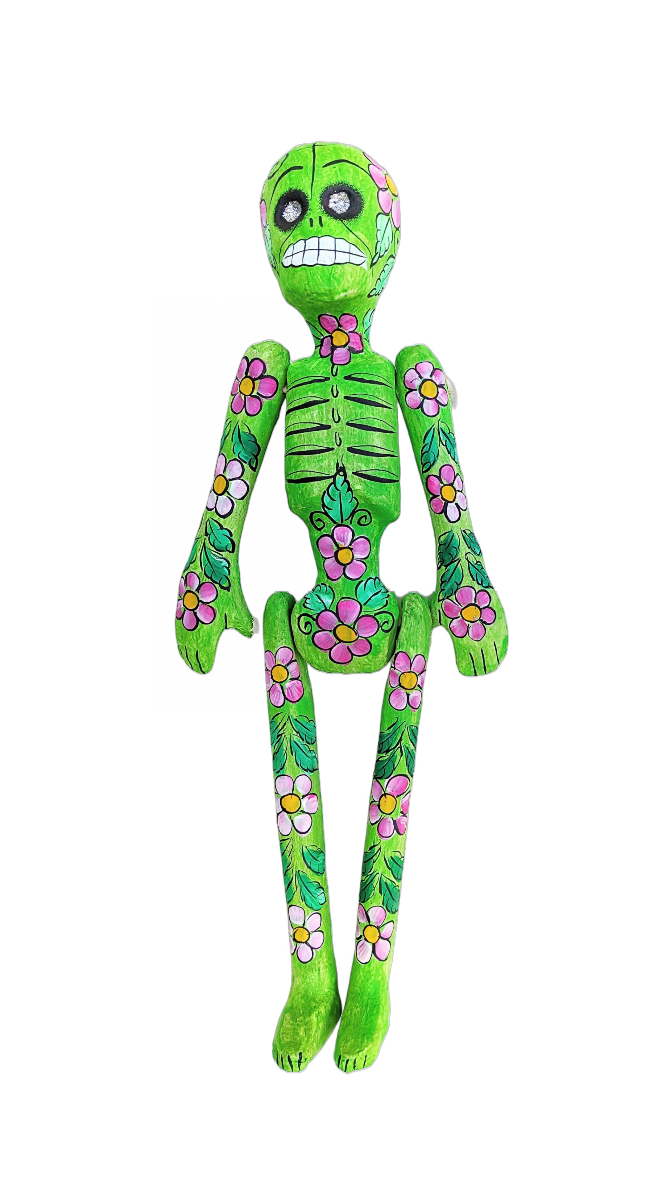 Large Paper Mache Skeleton – the FolkArt Gallery